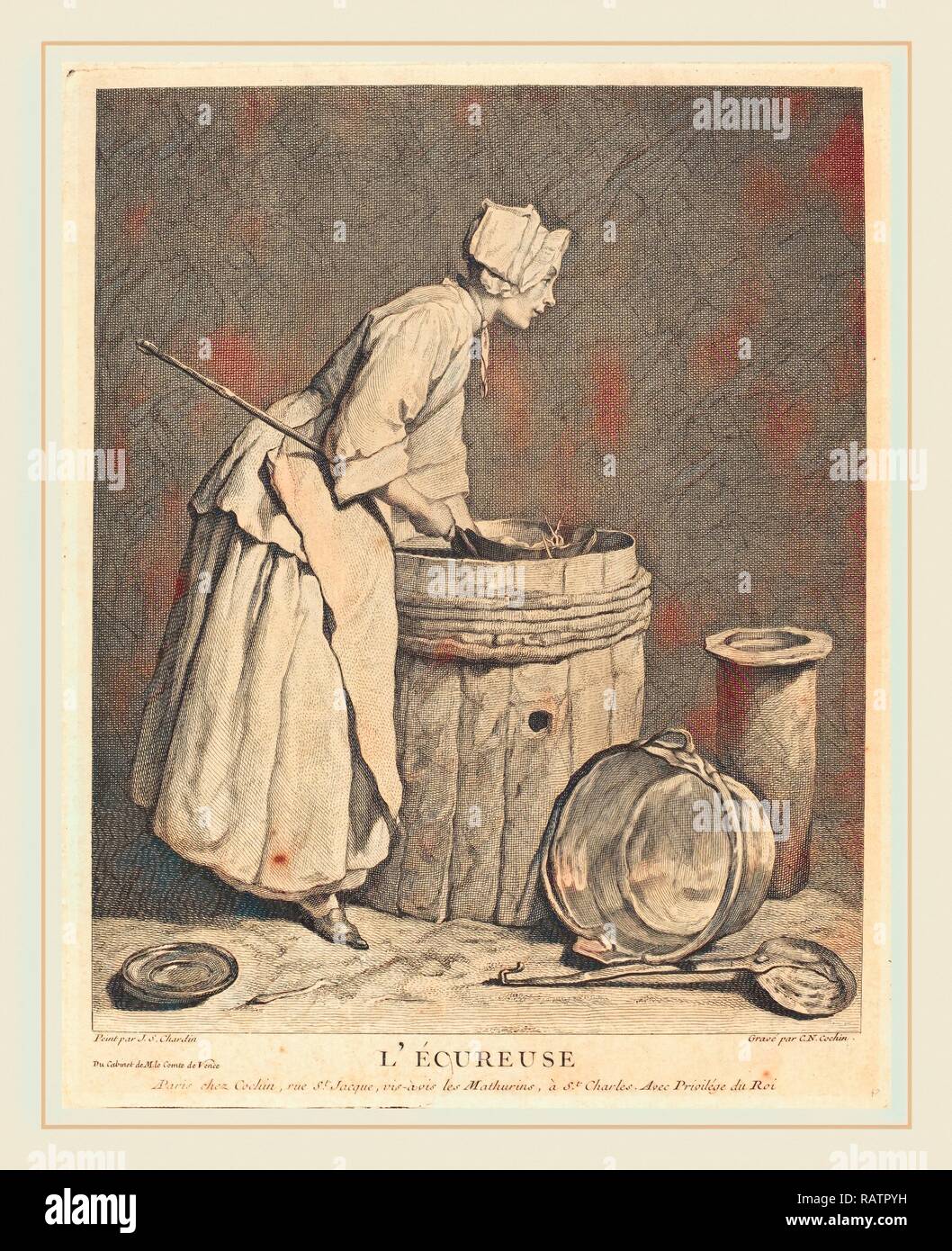 Charles-Nicolas Cochin I after Jean Siméon Chardin, French (1688-1754 ...