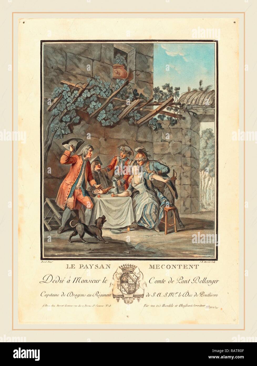 Jean-Baptiste Morret after Antoine Borel, French (active 1789-1820), Le ...
