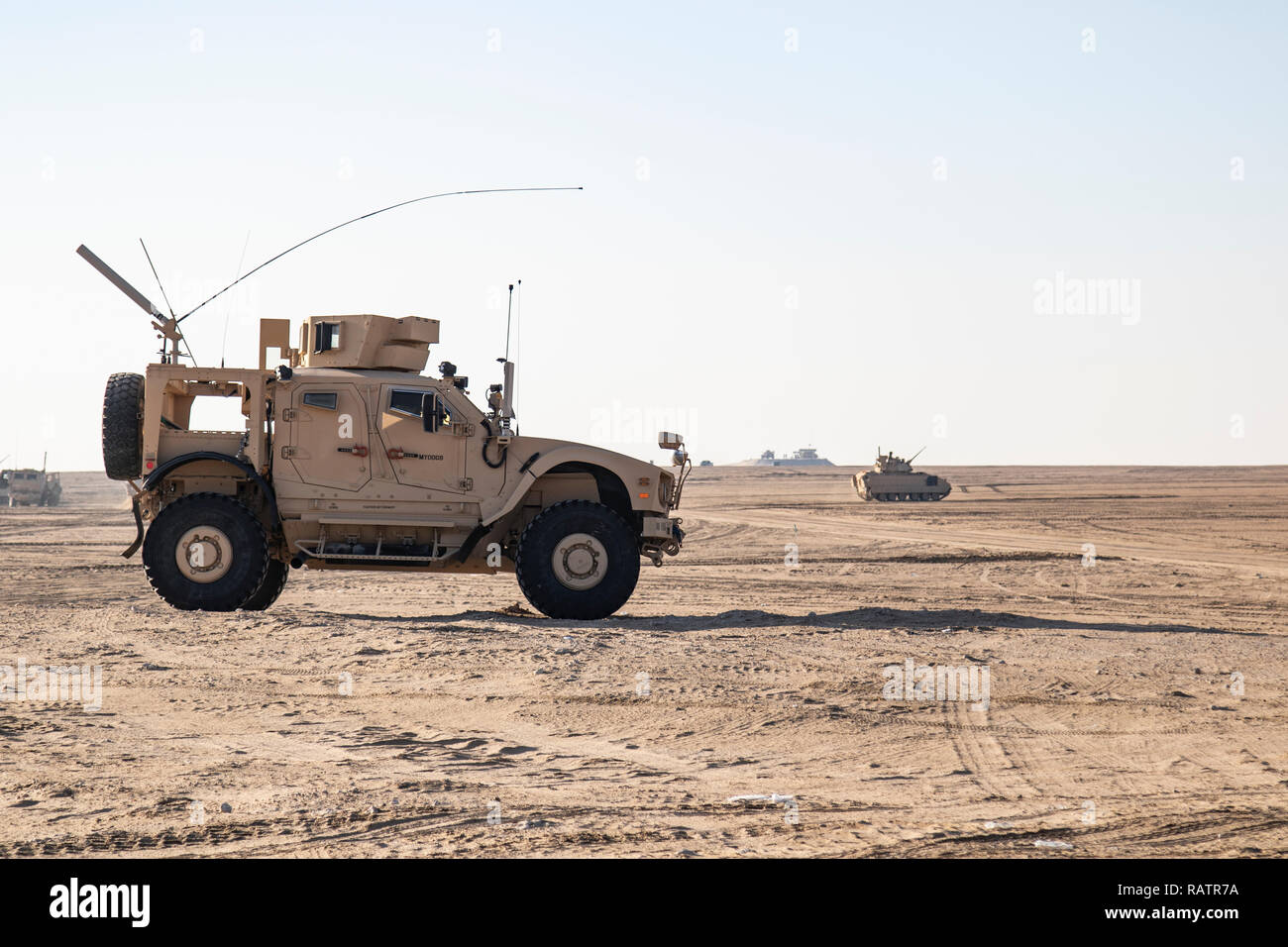 A Mississippi National Guard’s Mine-Resistant Ambush Protected vehicle ...