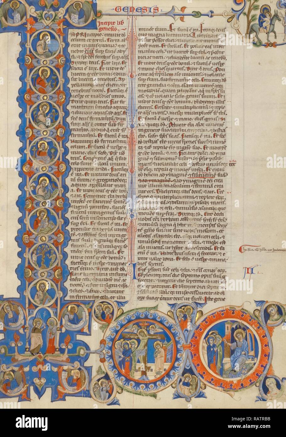 Initial I: Scenes of the Creation of the World and the Life of Christ ...