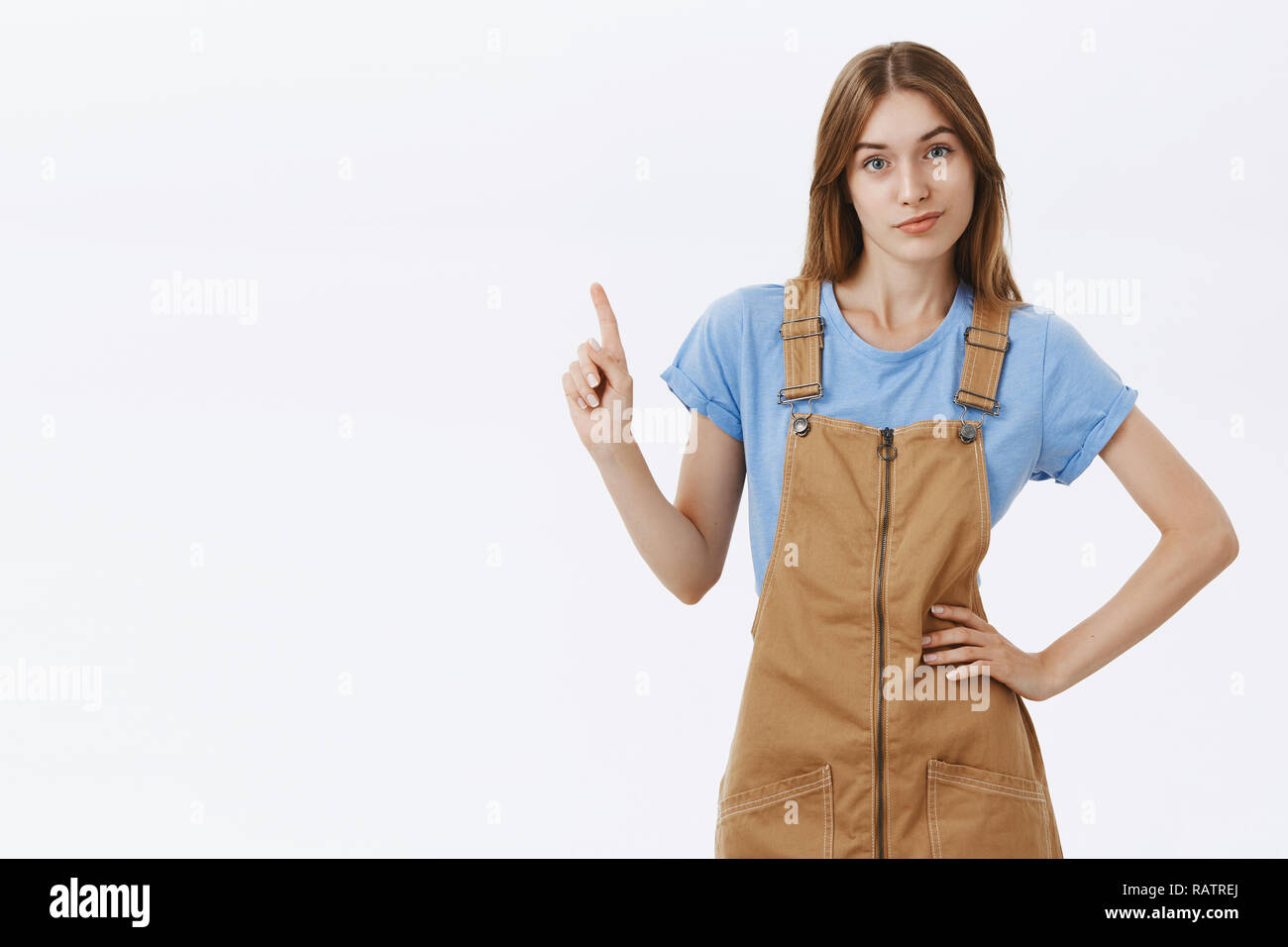 Woman holding hand stop shaking hi-res stock photography and images - Alamy