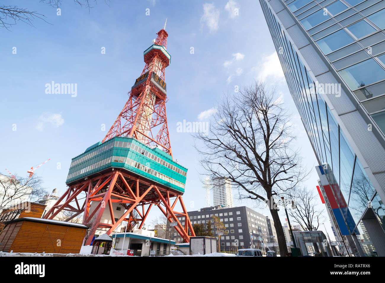 sapporo tv tower Stock Photo - Alamy
