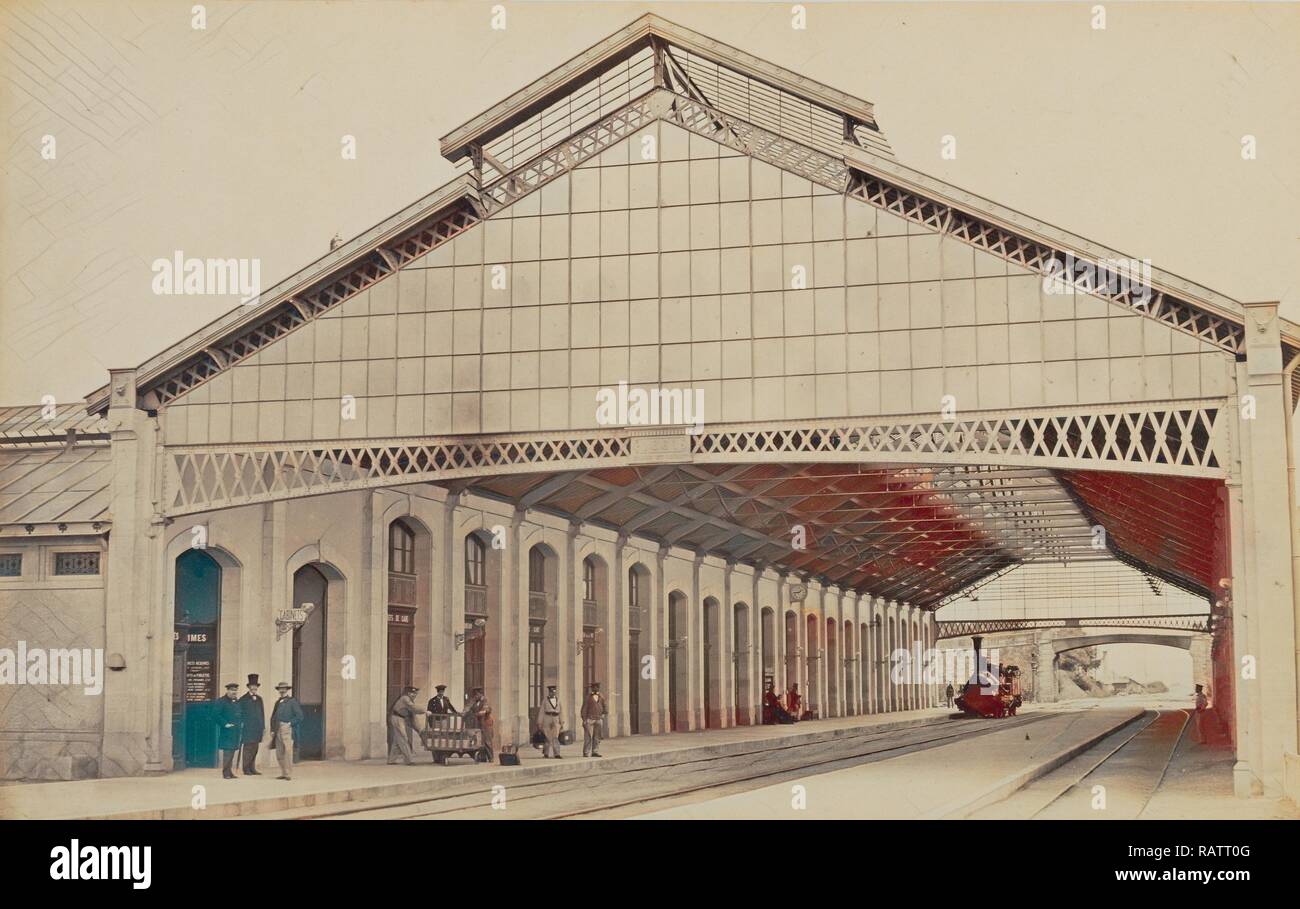 Nevers Station, Auguste Hippolyte Collard, French, 1812 - 1885/1897 ...