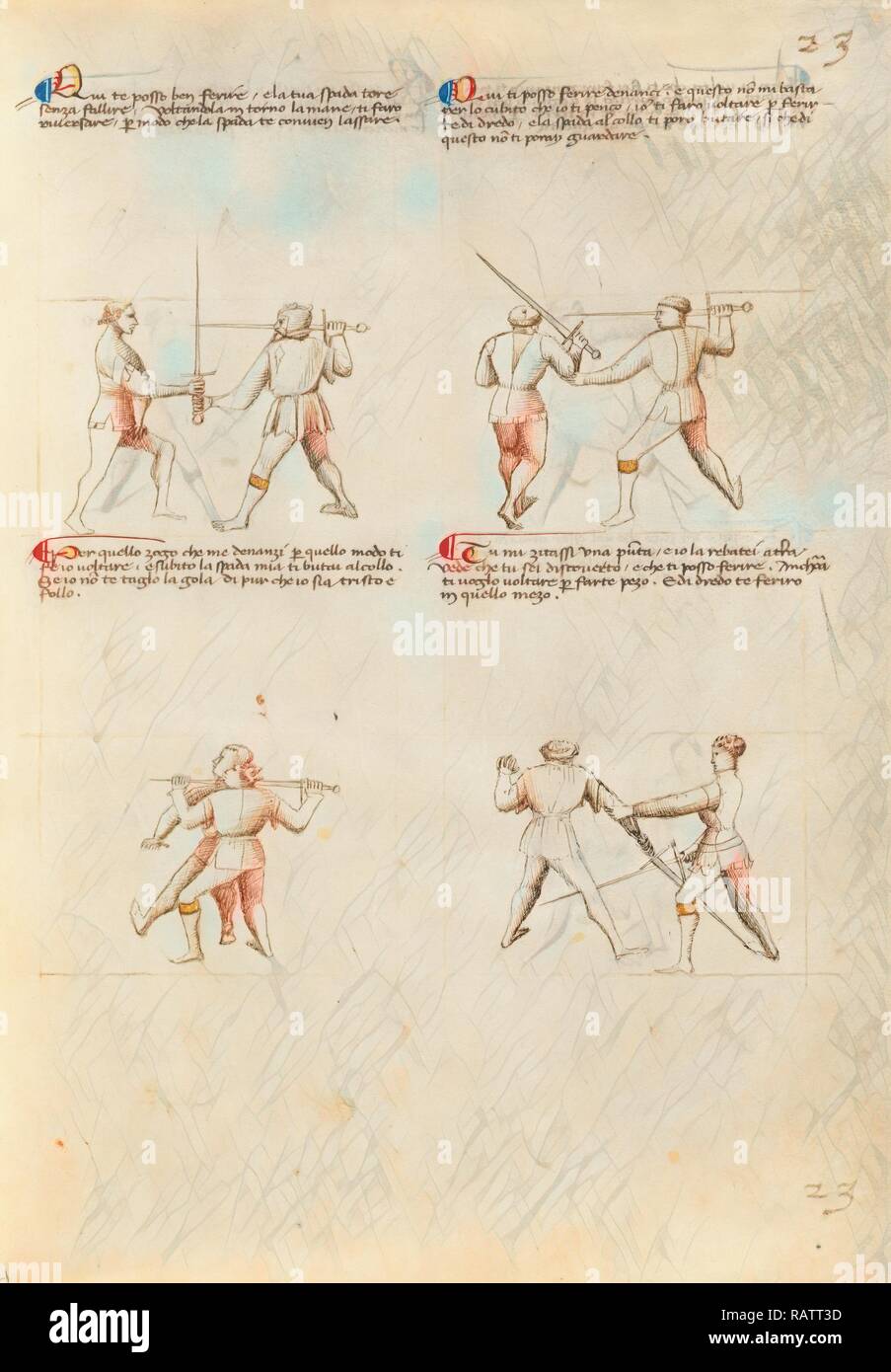 Combat with Sword, Fiore Furlan dei Liberi da Premariacco, Italian ...