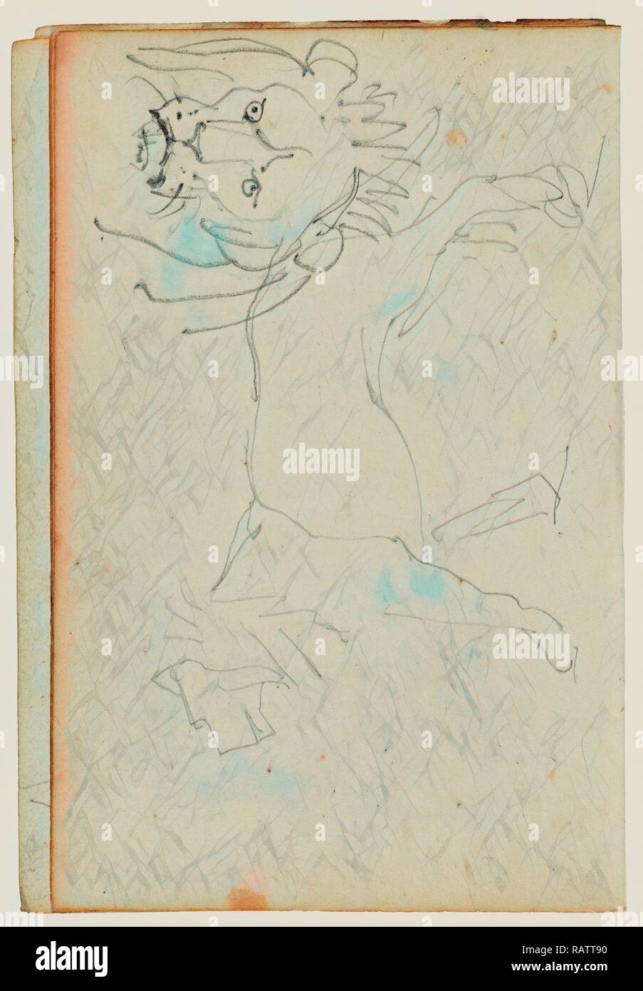 Lion walking, face of lion, Théodore Géricault, French, 1791 - 1824 ...