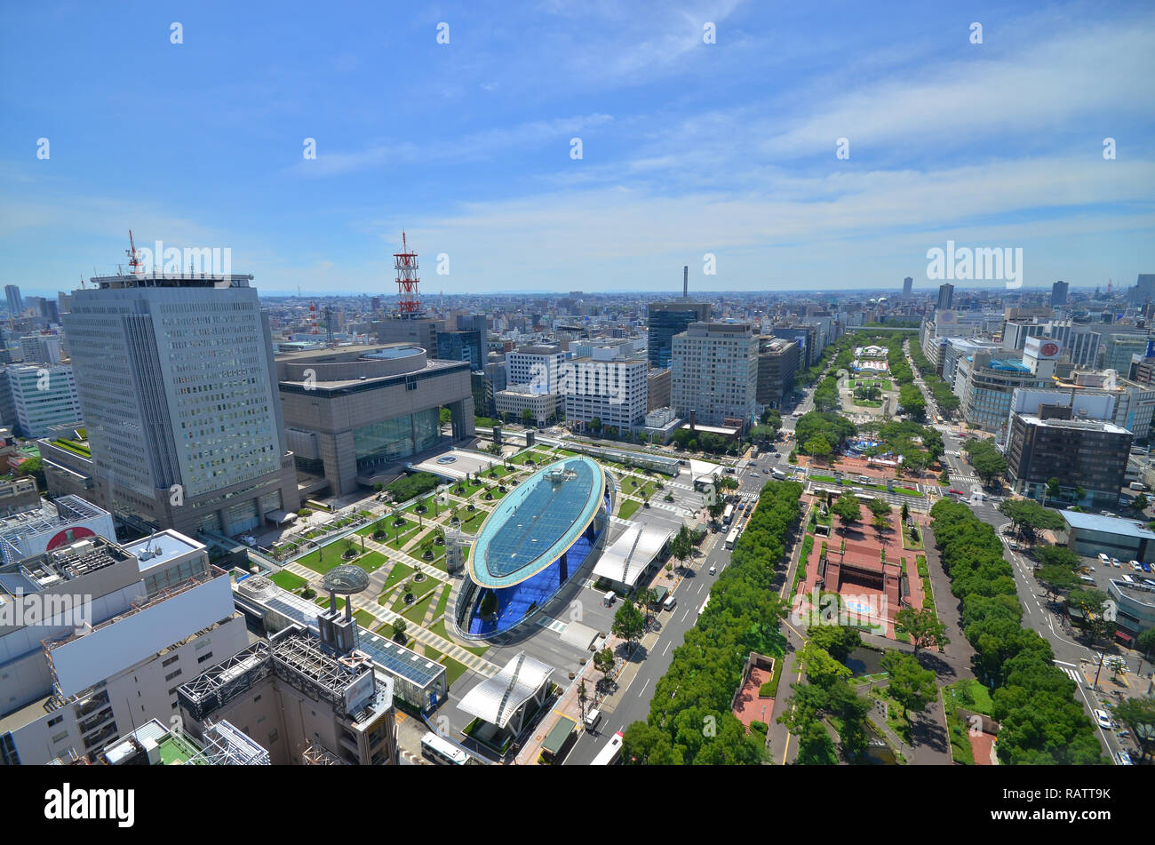 cityscape of nagoya japan Stock Photo - Alamy