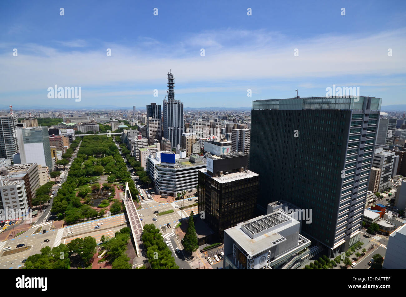 cityscape of nagoya japan Stock Photo - Alamy