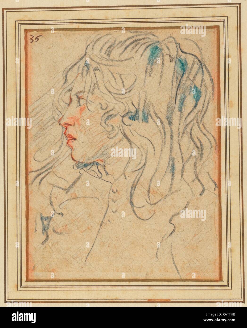 Head of a Young Boy, Jan Cossiers, Flemish, 1600 - 1671, Belgium ...