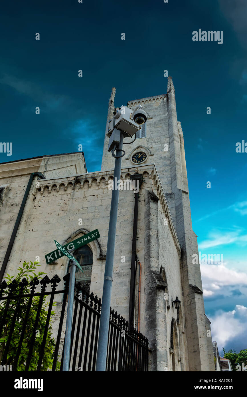 An old stone church in Nassau, Bahamas Stock Photo - Alamy