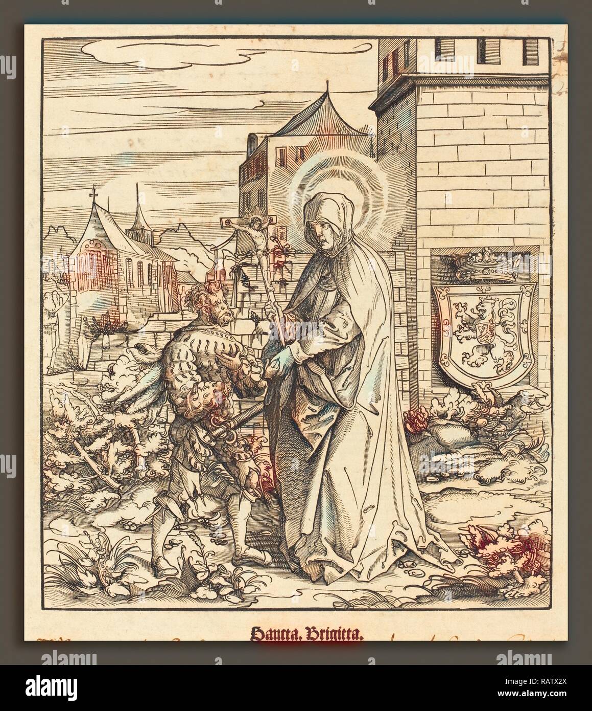 Leonhard Beck (German, c. 1480 - 1542), Saint Brigitta, 1516-1518 ...