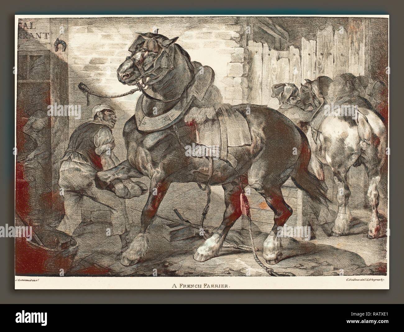Théodore Gericault (French, 1791 - 1824), A French Farrier, 1821 ...