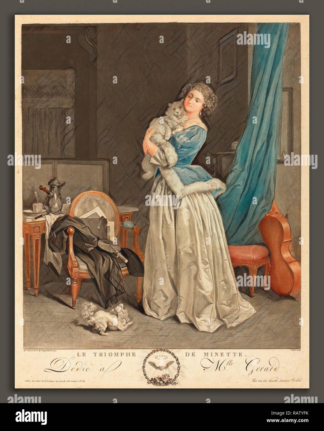 Geraud Vidal after Marguerite Gerard (French, 1742 - 1801), Le triomphe ...