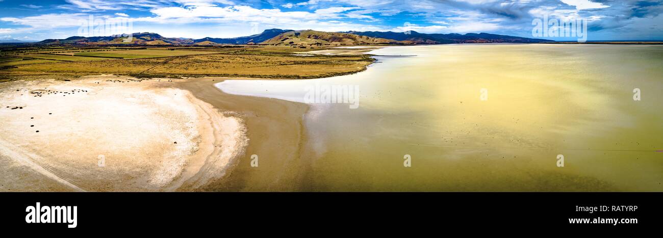 Lake Ellesmere South Island New Zealand Stock Photo - Alamy