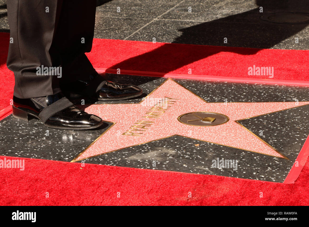 American screenwriter Ryan Murphy is honoured with a star on the ...