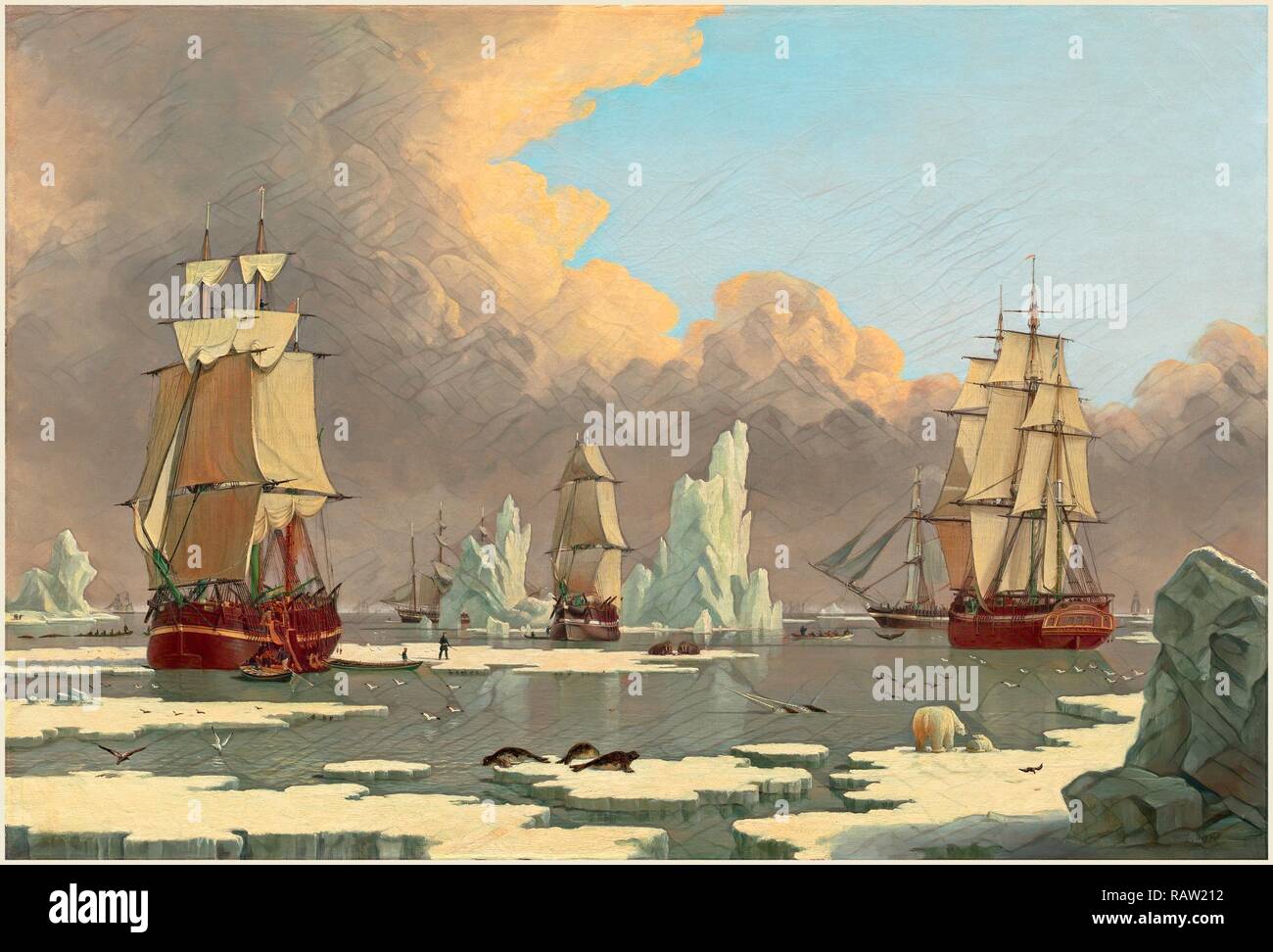 John Ward of Hull, British (1798-1849), The Northern Whale Fishery: The ...