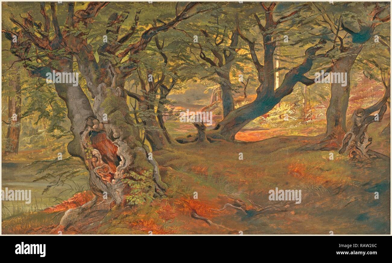 Frederik Sødring (Danish, 1809-1862), View of Bregentved Forest ...