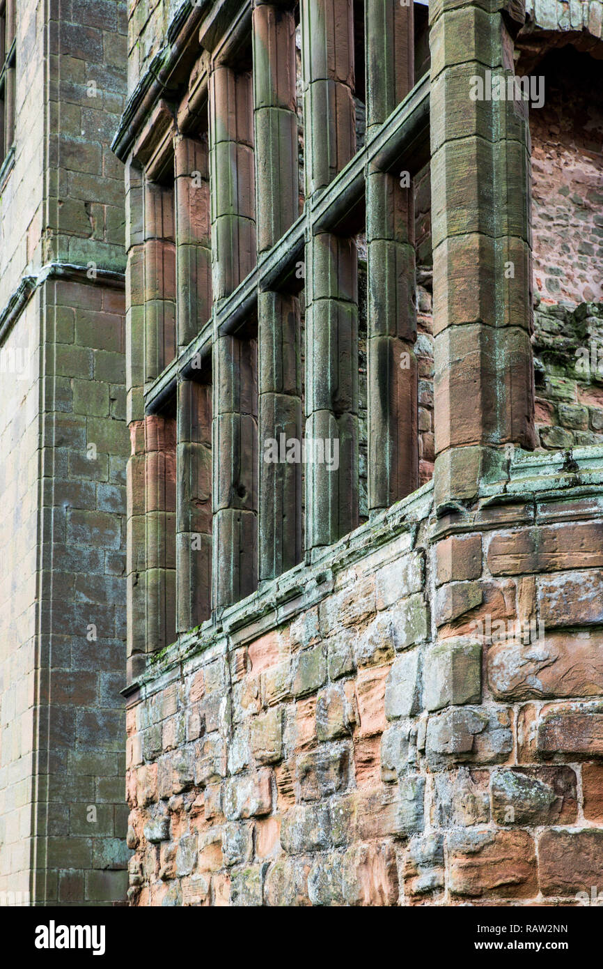Medieval castle architectural details from Kenilworth Castle UK Stock ...