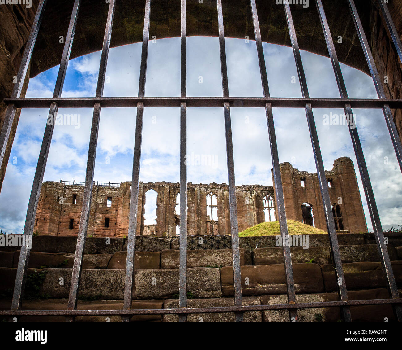 Medieval castle architectural details from Kenilworth Castle UK Stock ...