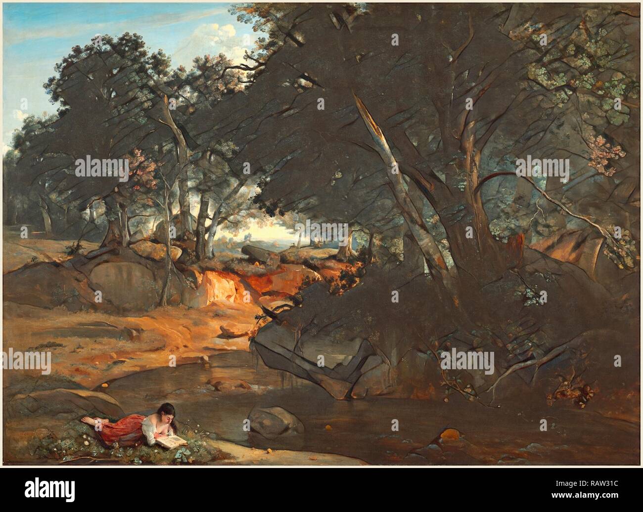 Jean-Baptiste-Camille Corot, French (1796-1875), Forest of ...