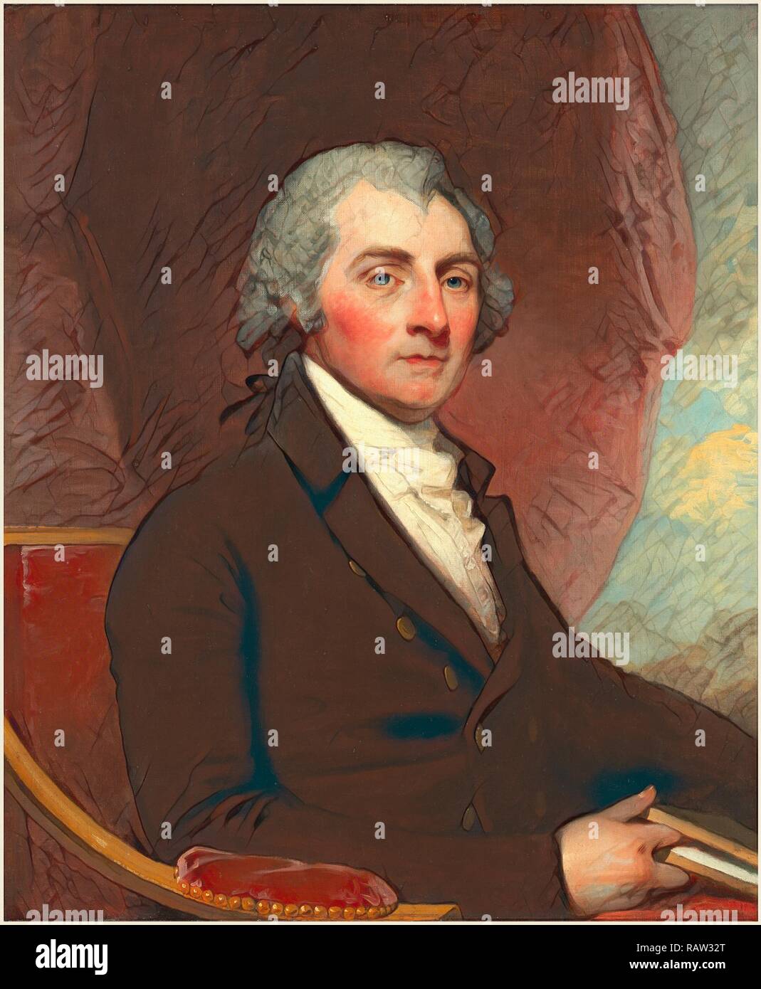 Gilbert Stuart, American (1755-1828), William Thornton, 1804, oil on ...