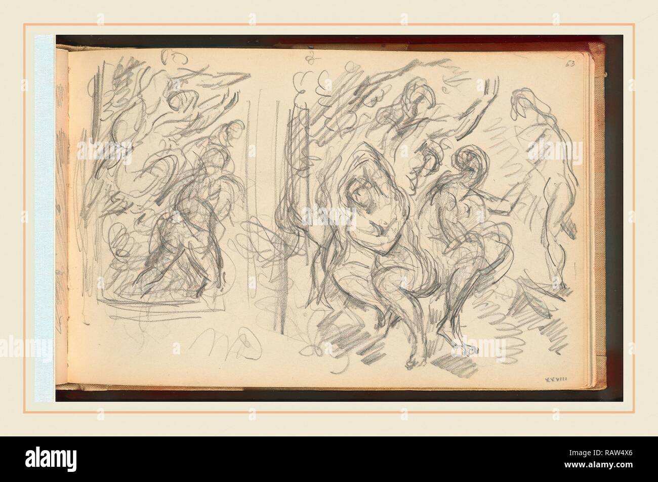 Paul Cézanne, Two Studies for 'The Judgement of Paris' or 'The Amorous ...