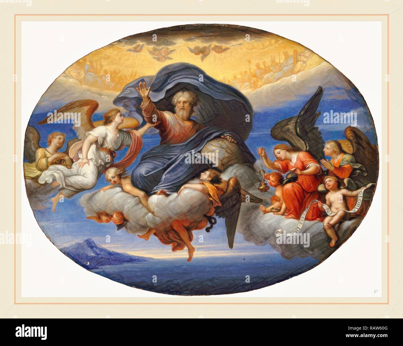 Circle of Pierre Mignard I, God the Father, after 1664, oil on canvas ...