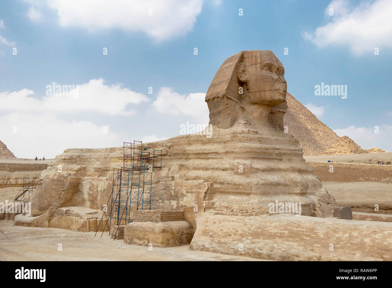 The Sphinx in Giza pyramid complex Stock Photo - Alamy