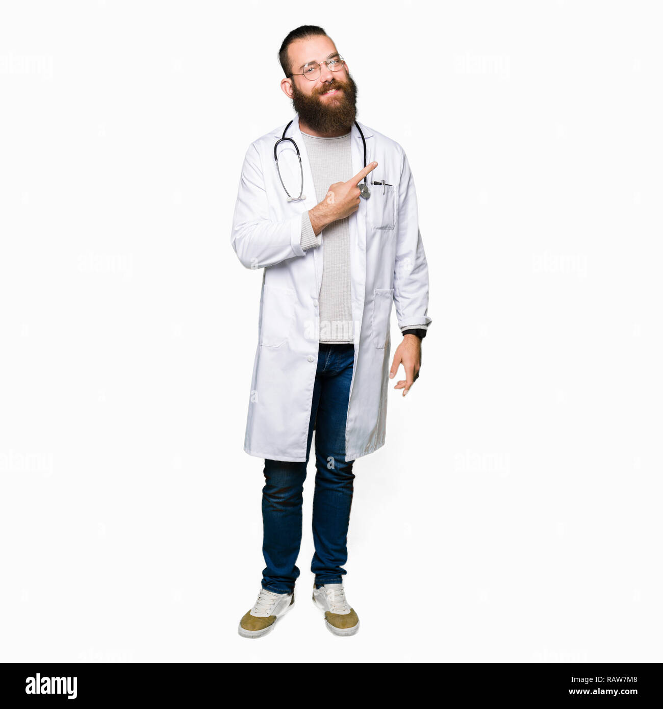 Blond man long hair hand Cut Out Stock Images & Pictures - Alamy