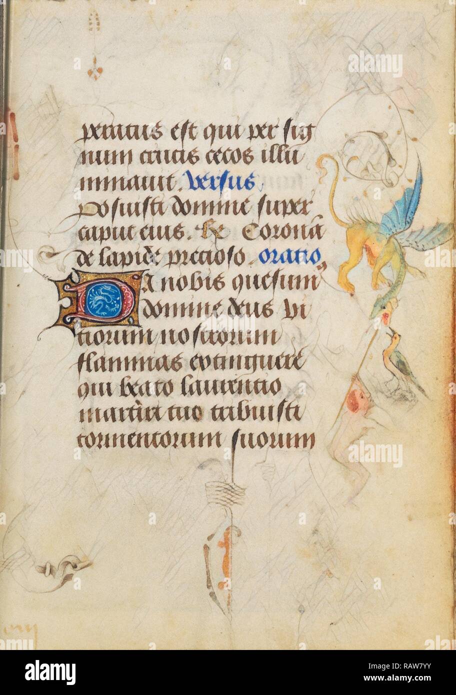 Decorated Text Page, Nicolas Spierinc, Flemish, active 1455 - 1499 ...
