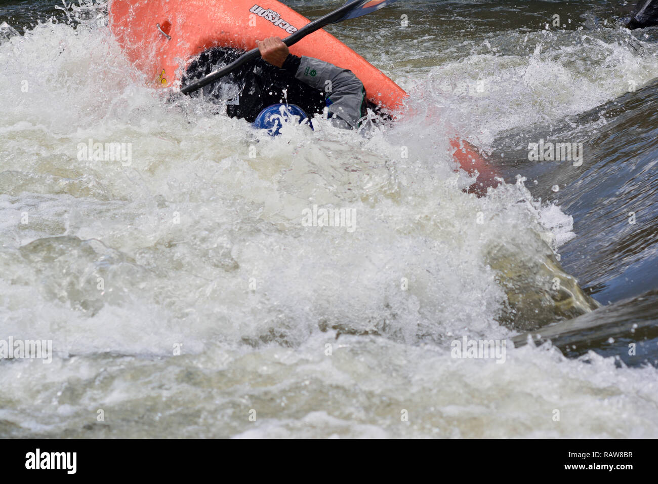 Kayaking on the Rio Grande Stock Photo - Alamy
