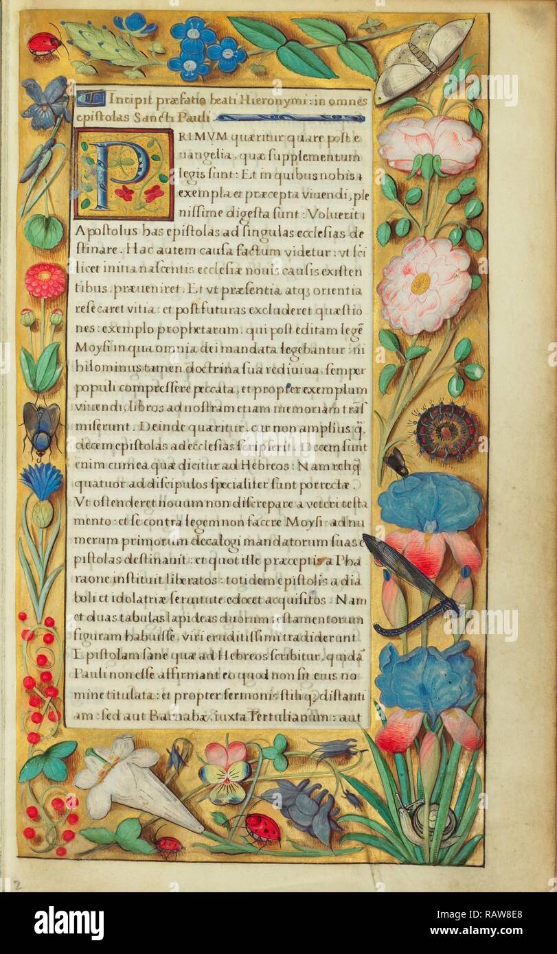 Decorated Text Page, Unknown, Paris, France, Europe, about 1520 - 1530 ...