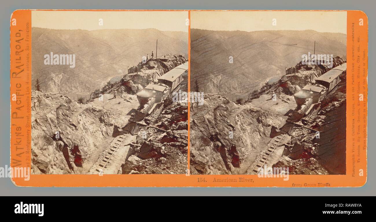 American River, from Green Bluffs, Alfred A. Hart, American, 1816 ...