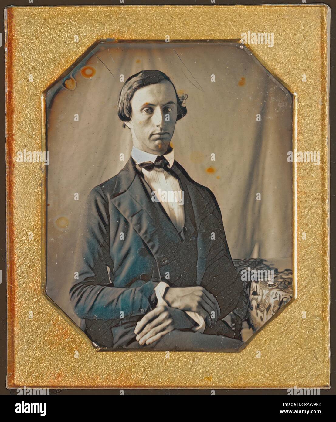 Portrait of a Man with Crossed Hands, Unknown maker, American, about ...