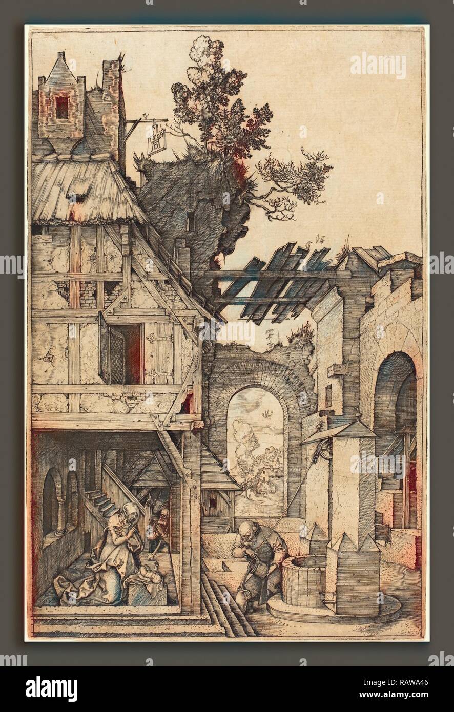 Albrecht Dürer (German, 1471 - 1528), The Nativity, 1504, engraving ...