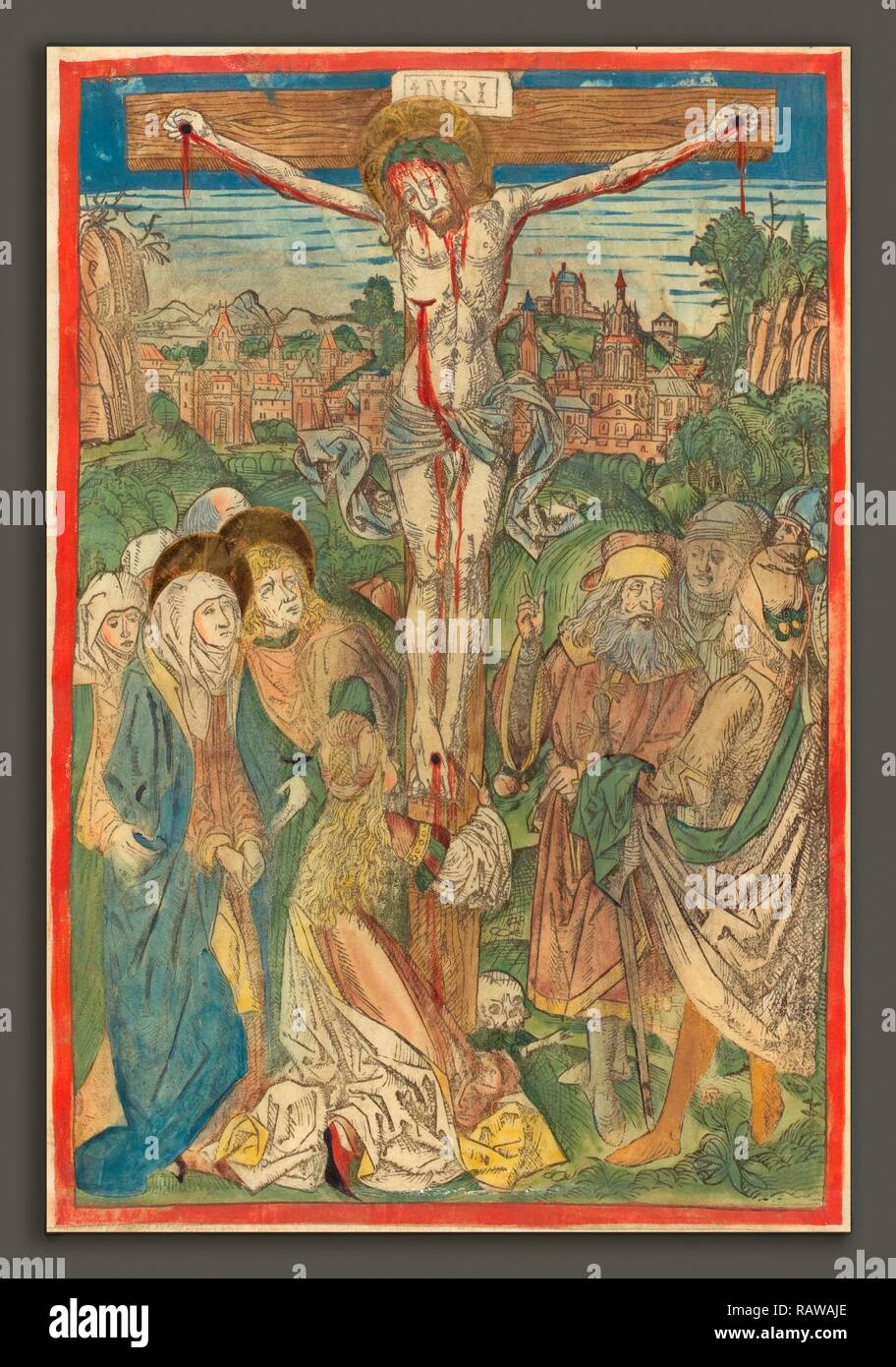 Attributed to Michael Wolgemut (German, 1434 - 1519), The Crucifixion ...
