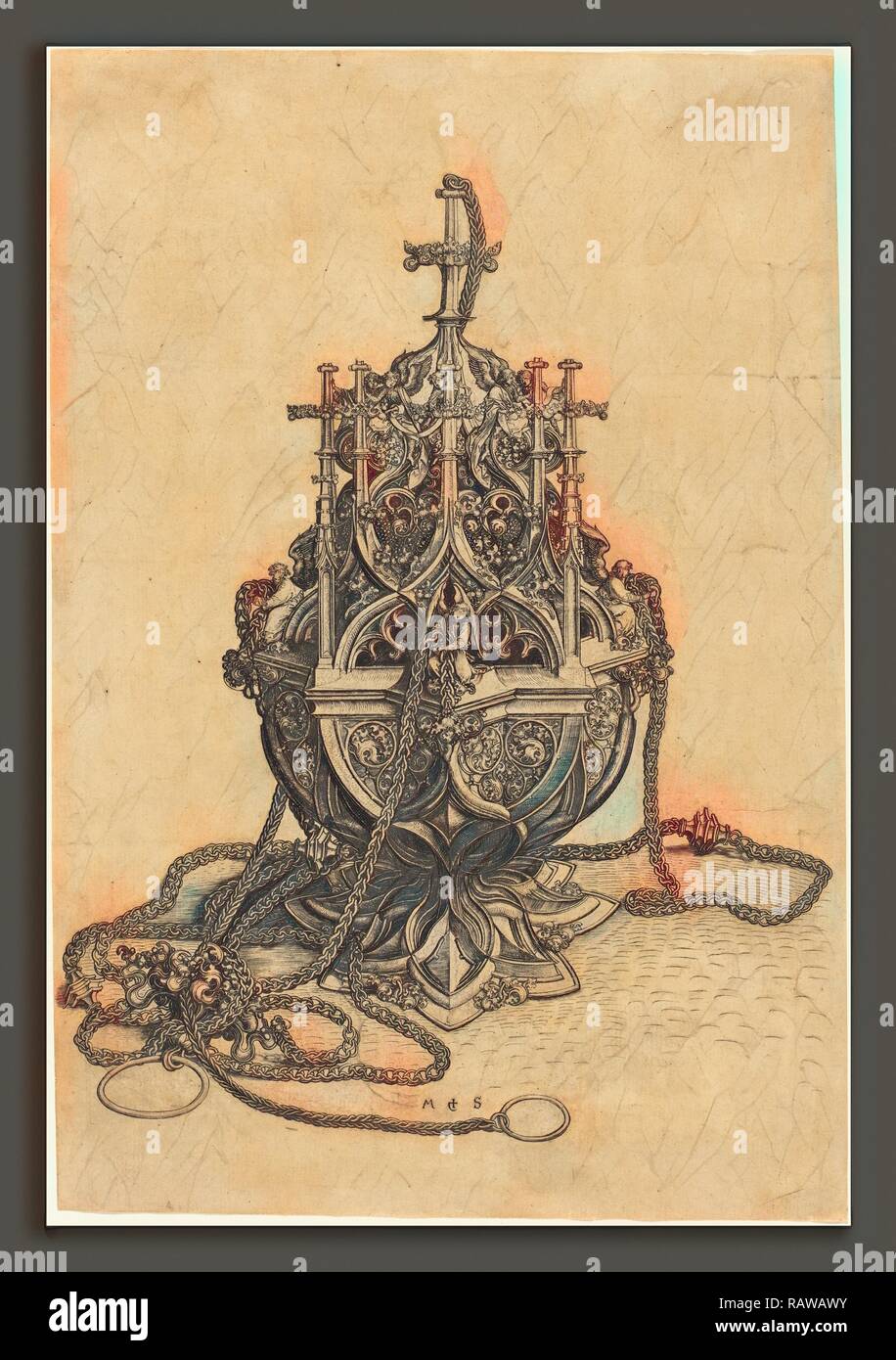 Martin Schongauer (German, c. 1450 - 1491), A Censer, c. 1480-1490 ...