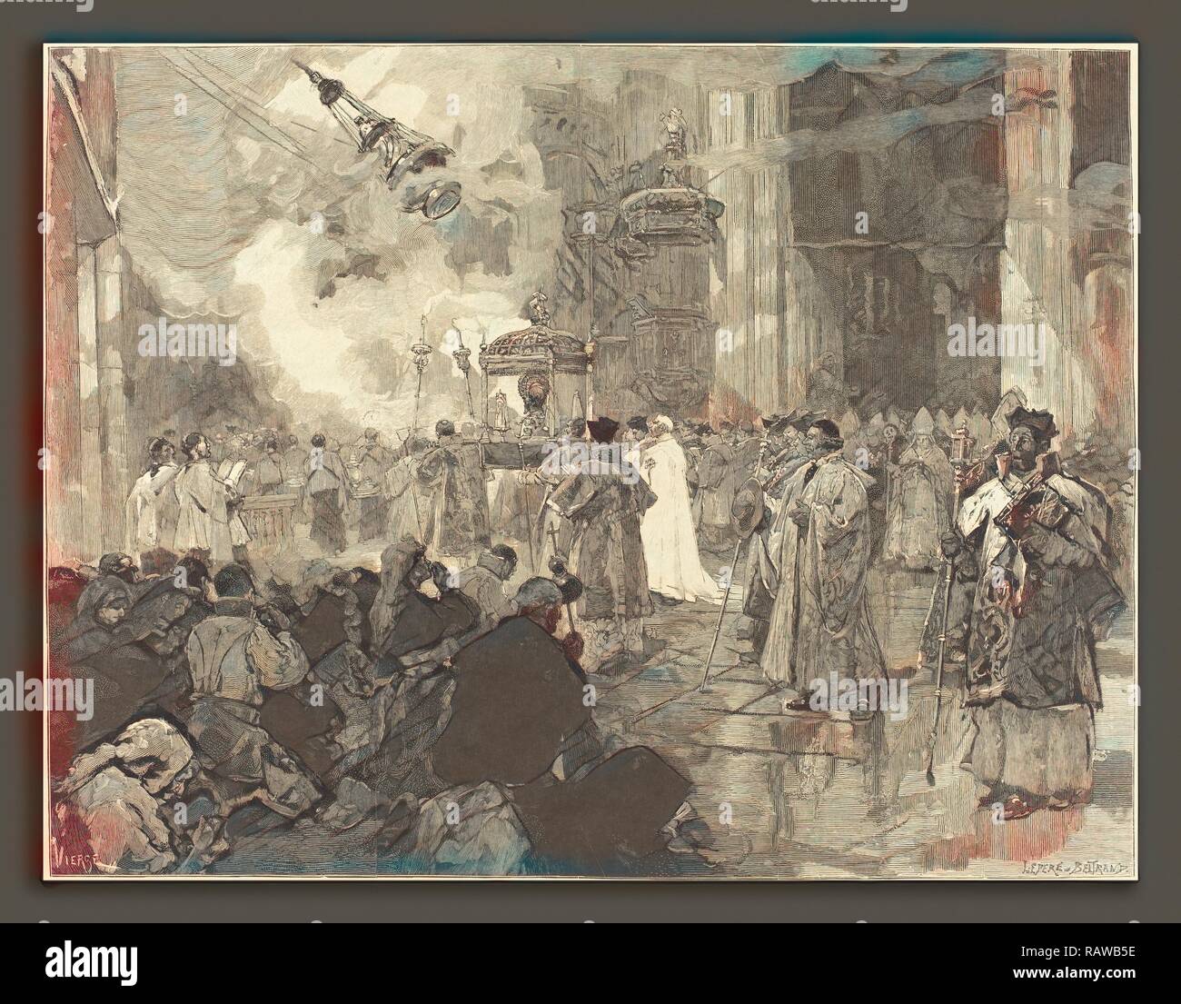 Daniel Vierge, Les Fêtes de Sainte-Jacques de Compostelle: La ...