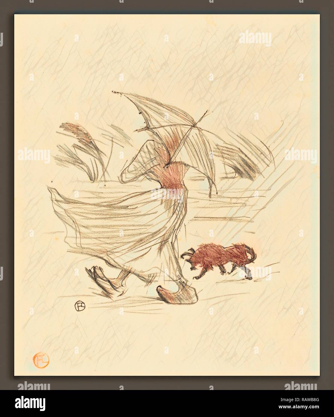 Henri de Toulouse-Lautrec (French, 1864 - 1901), Ce que dit la pluie ...