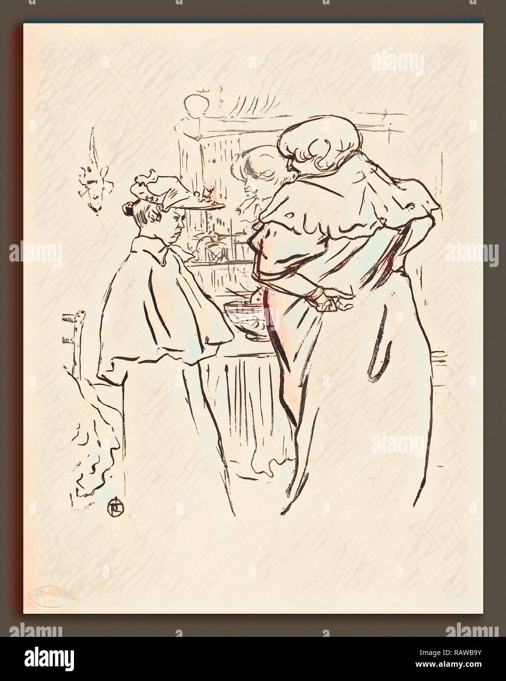 Henri de Toulouse-Lautrec, Two Women before a Mirror, French, 1864 ...