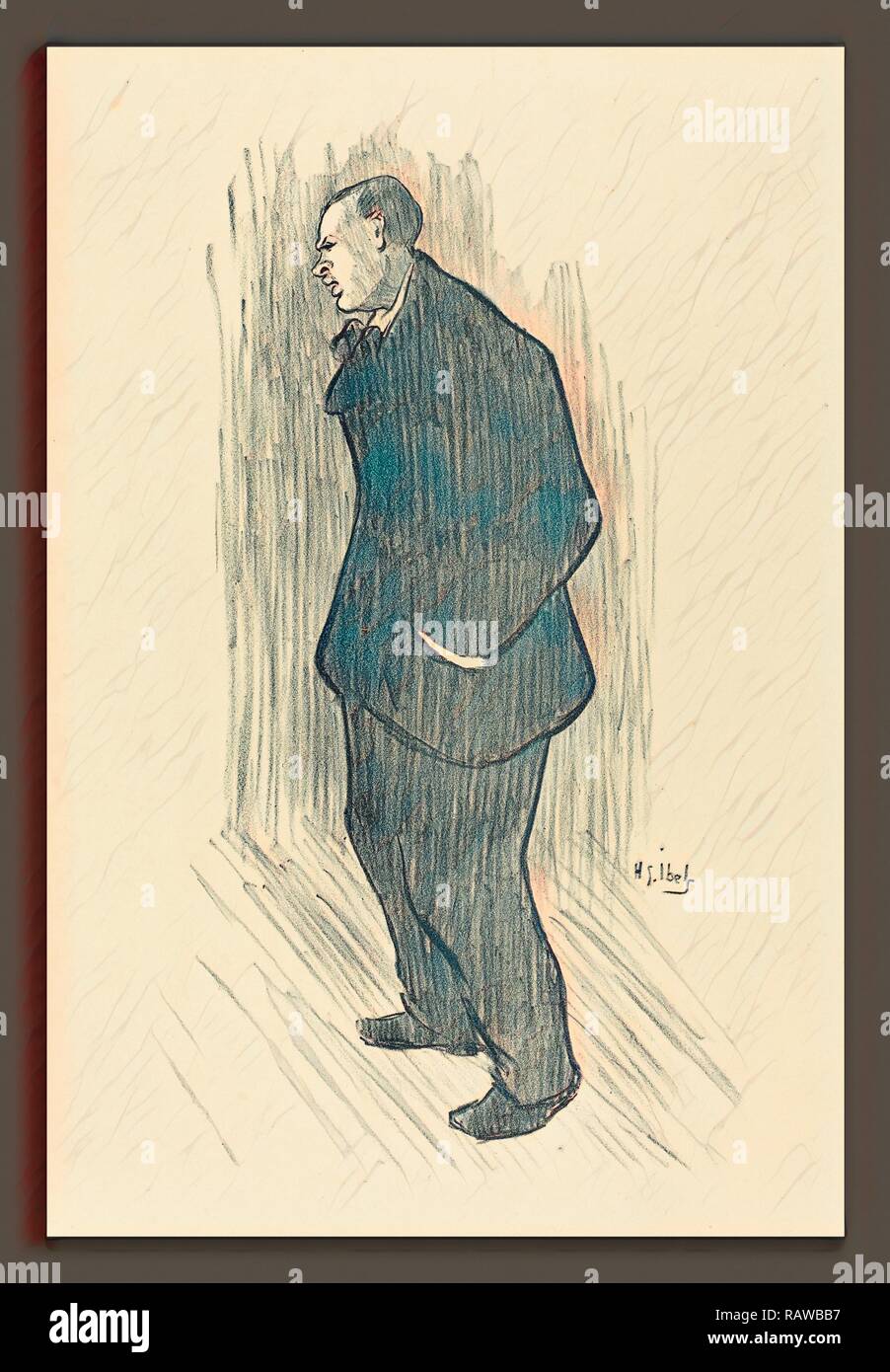 Henri-Gabriel Ibels (French, 1867 - 1936), Actor, 1893, lithograph ...