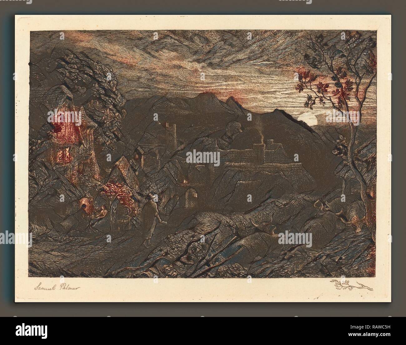 Samuel Palmer (British, 1805 - 1881), The Bellman, in or before 1879 ...