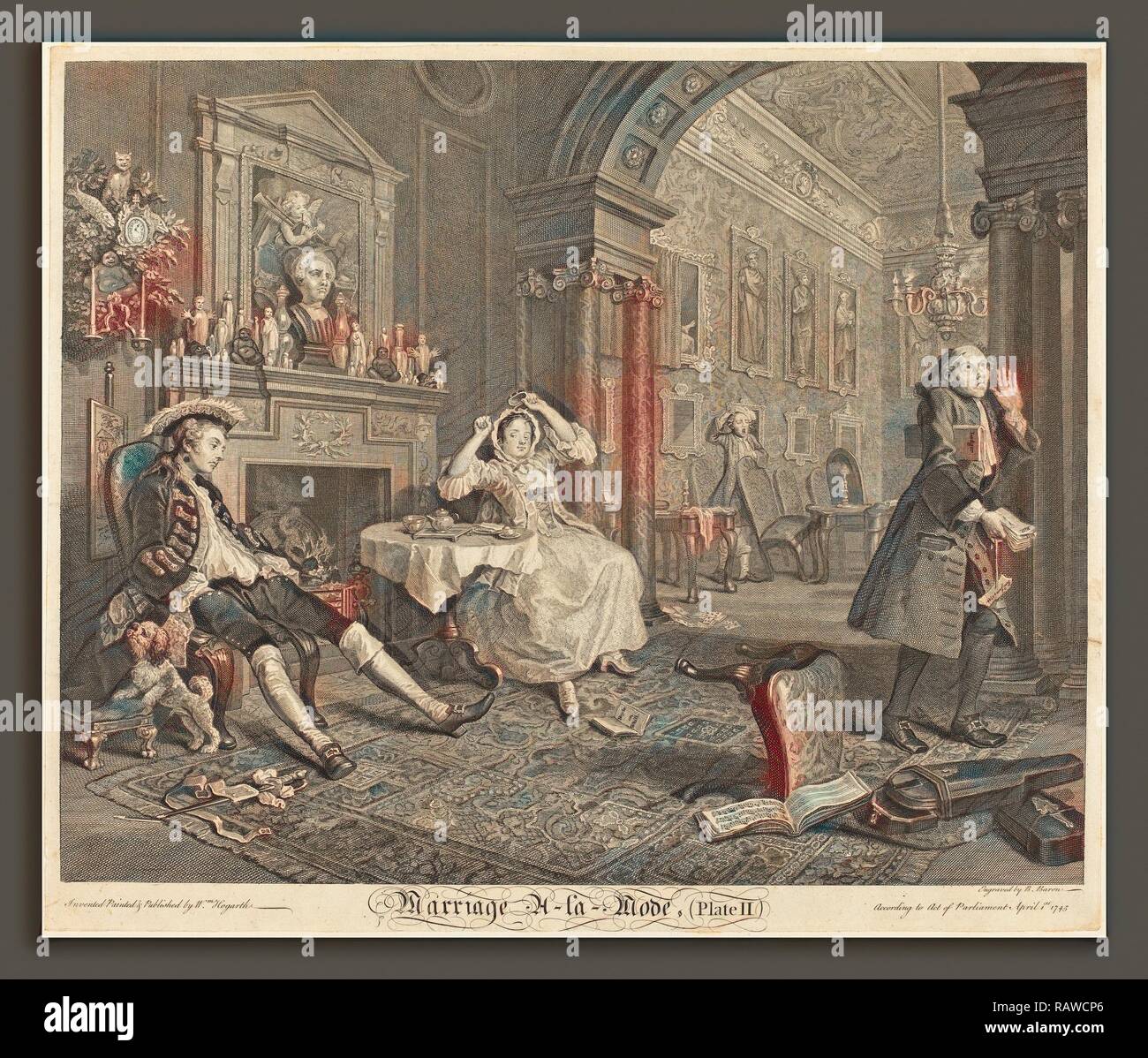 Bernard Baron after William Hogarth (French, 1696 - 1762), Marriage a ...