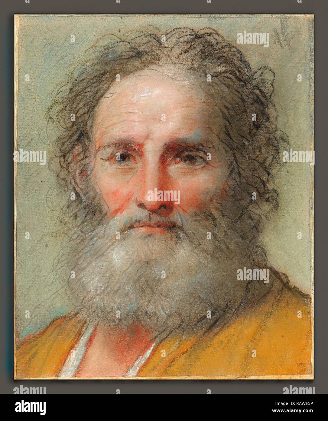Benedetto Luti (Italian, 1666 - 1724), Head of a Bearded Man, 1715 ...