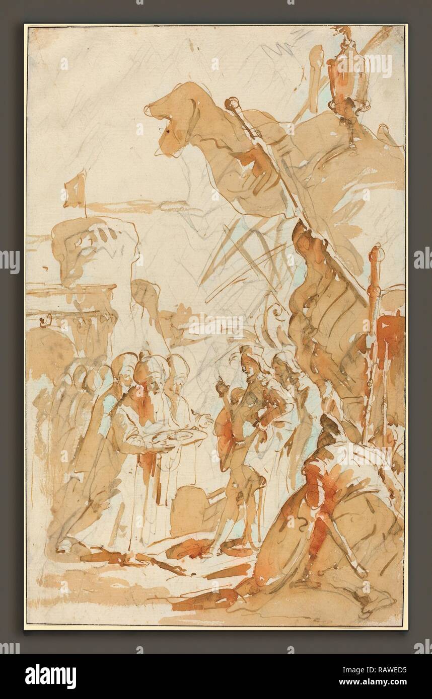 Giovanni Battista Tiepolo (Italian, 1696 - 1770), Capitulation of a ...