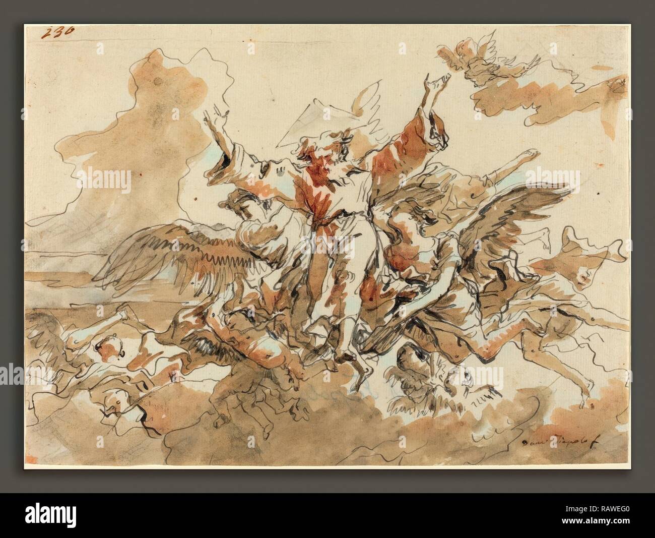 Giovanni Domenico Tiepolo (Italian, 1727 - 1804), Creation of the ...