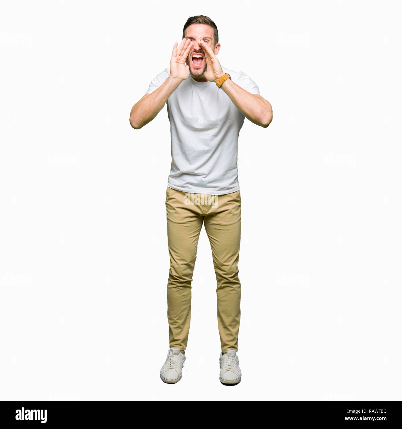 Blue shirt angry beard Cut Out Stock Images & Pictures - Alamy