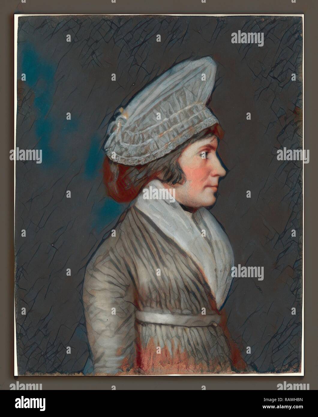 Attributed to Ellen Sharples (British, 1769 - 1849), Mrs. John Bard ...