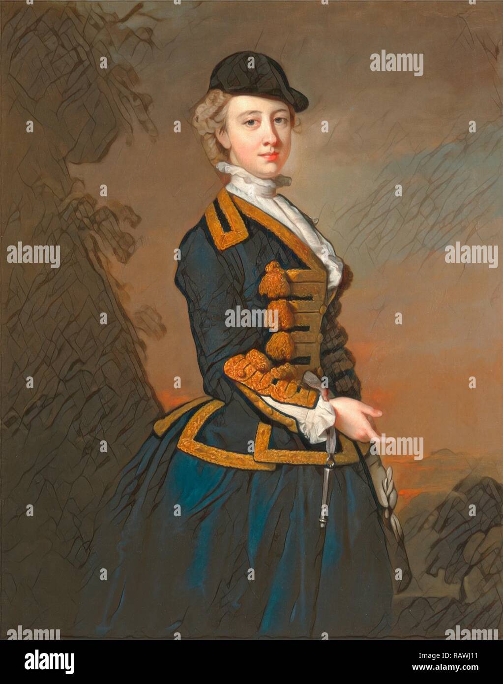 Portrait of a Young Woman of the Fortesque Family of Devon Portrait of ...