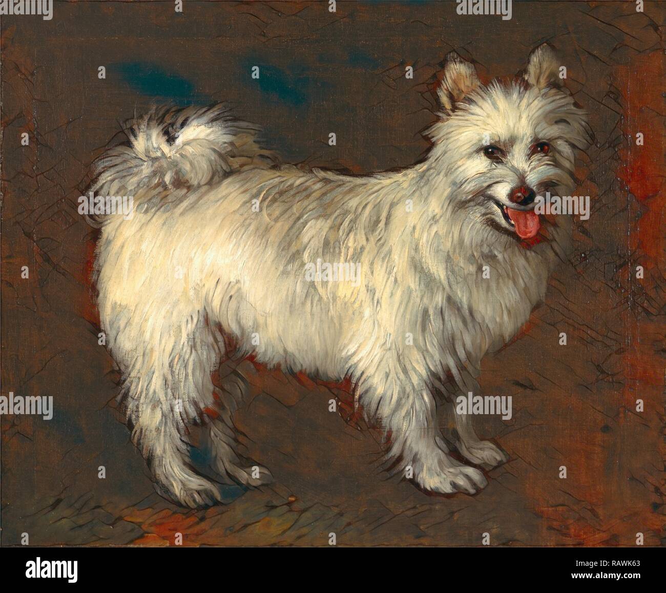 Spitz dog painting hi-res stock photography and images - Alamy
