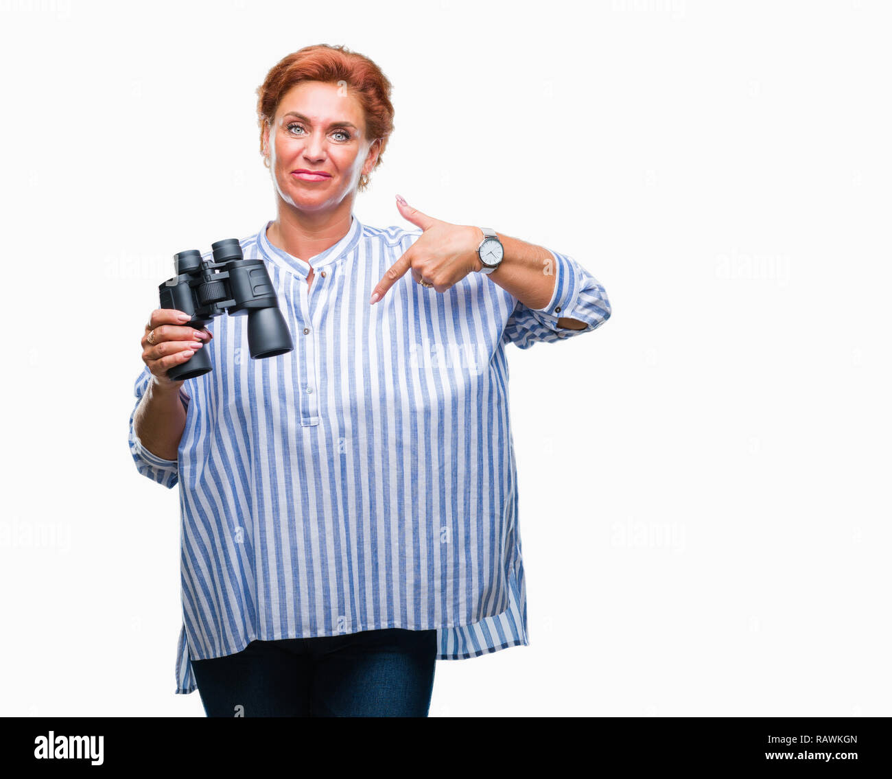 Mature woman face vision Cut Out Stock Images & Pictures - Alamy